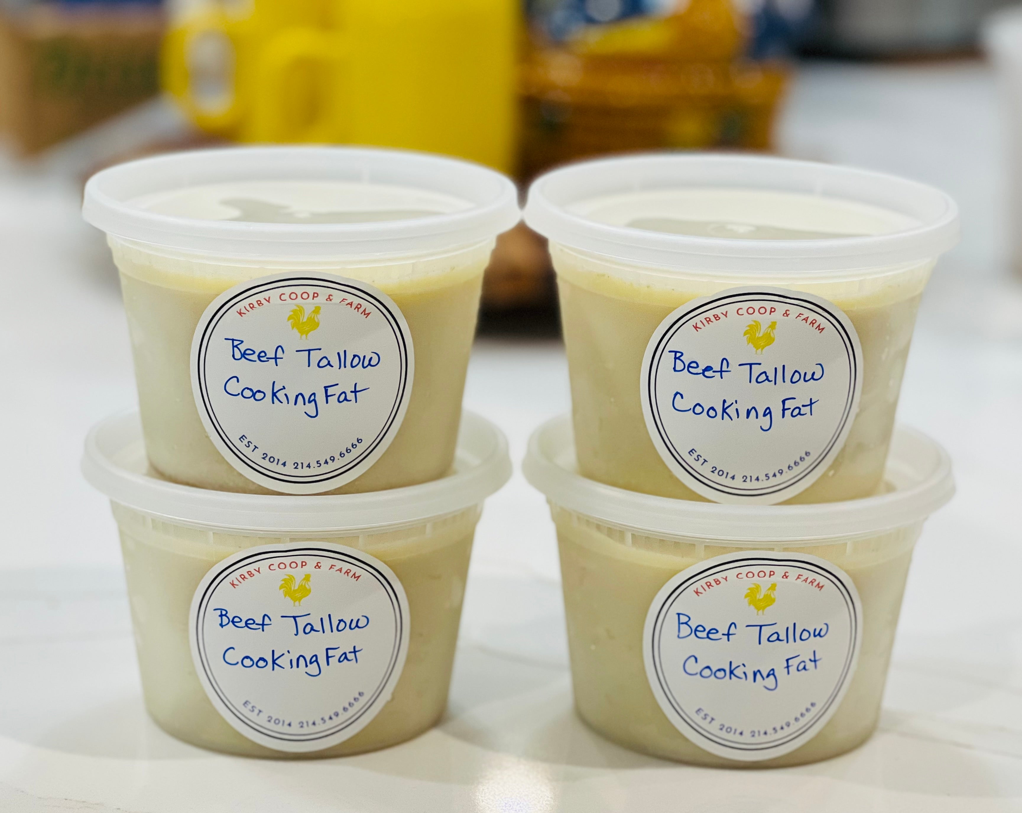 Kirby Coop & Farm: Beef Tallow Cooking Fat 16oz | Rockwall Co-Op