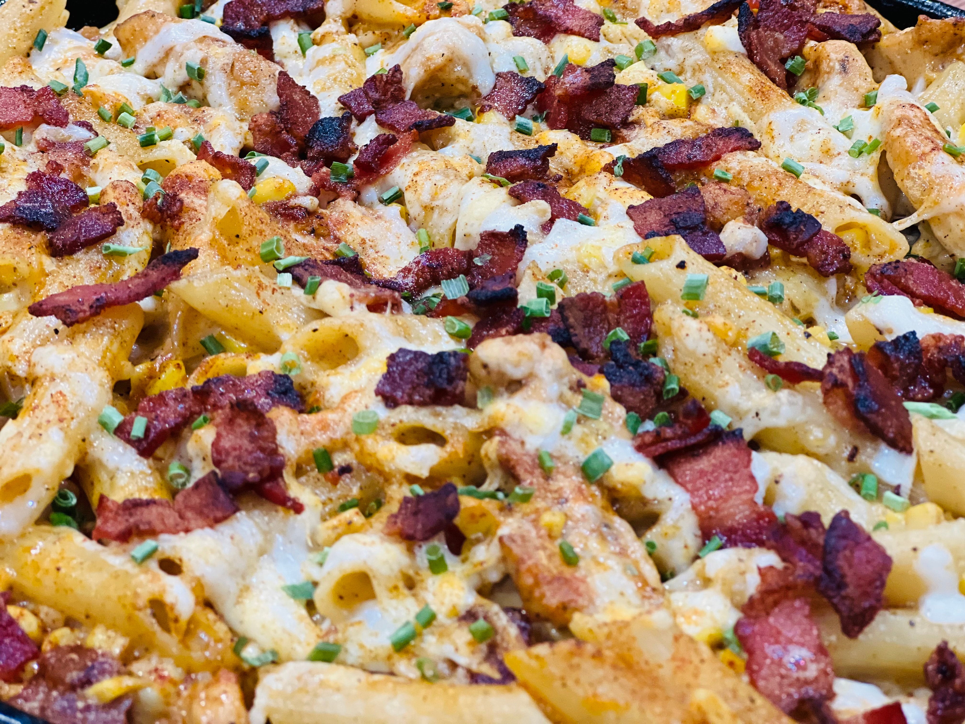 Kirby Coop & Farm: Parmesan Chicken With Bacon & Corn | Rockwall Co-Op