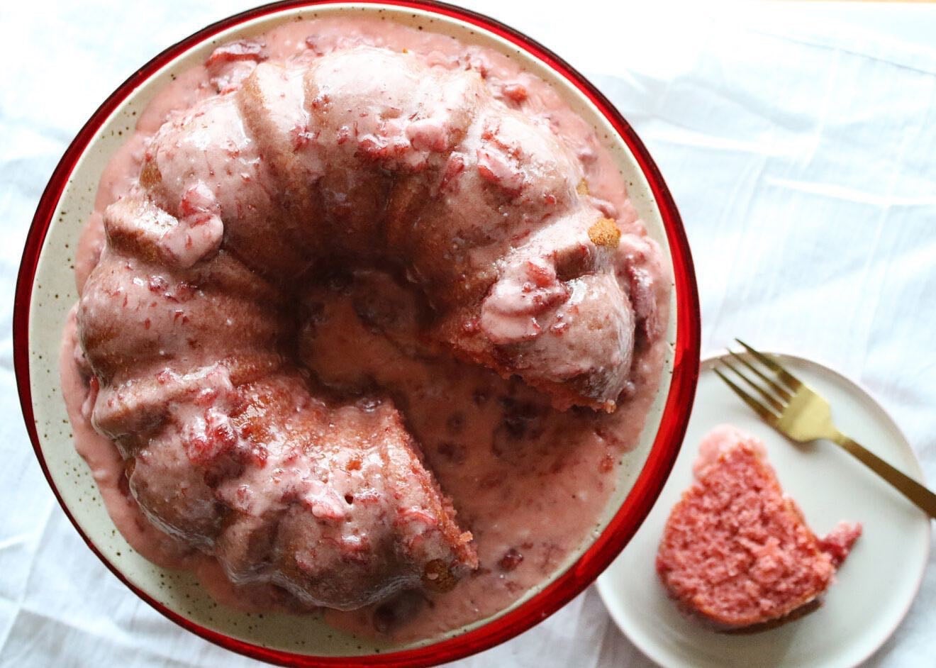 Tate Farms Mimi's Strawberry Cake- Whole Cake | Rockwall Co-Op