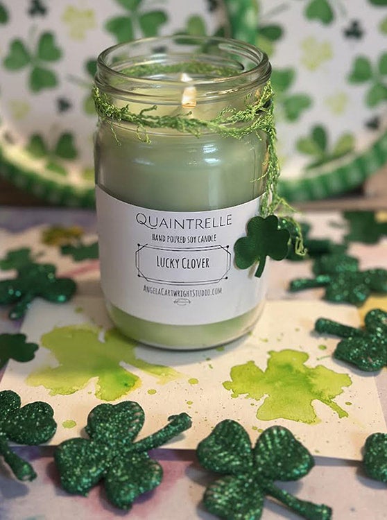 AC Studio Quaintrelle Candles- Lucky Clover | Rockwall Co-Op