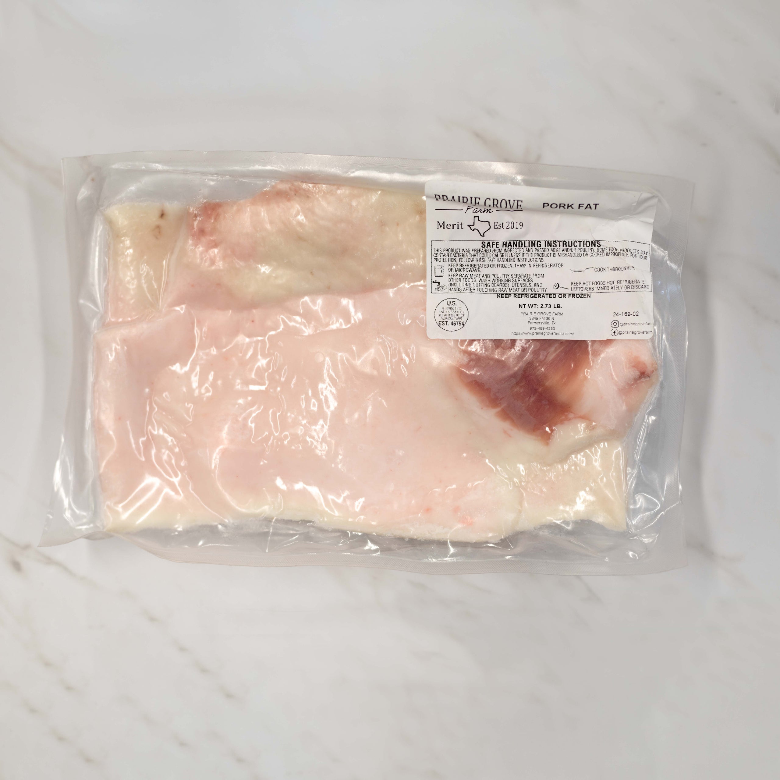 Prairie Grove Farm: Pork Fat (Lard) | Rockwall Co-Op