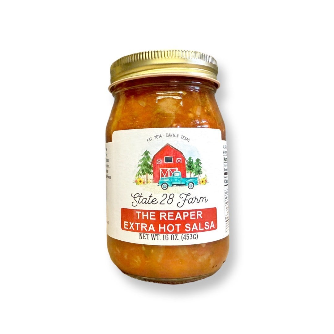 STATE 28 FARM: THE REAPER EXTRA HOT SALSA | Rockwall Co-Op